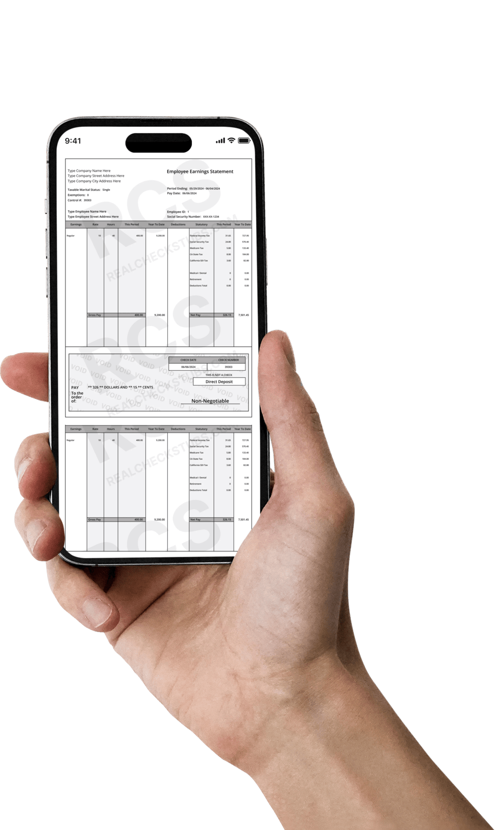 Real Paycheck Stubs | Generate Your Real Check Stub