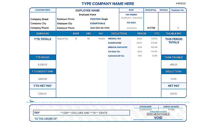 Paystub Generator | Pro Check Stub Maker | #1 Stub Creator