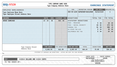 Paystub Generator | Pro Check Stub Maker | #1 Stub Creator
