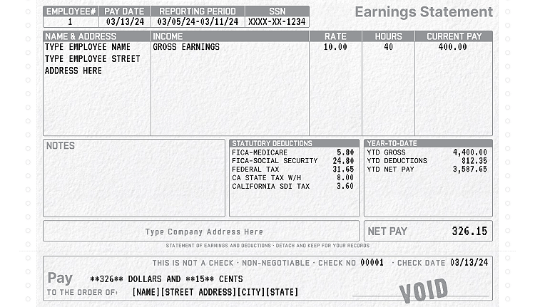 Paystub Generator | Pro Check Stub Maker | #1 Stub Creator