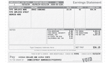 Paystub Generator | Pro Check Stub Maker | #1 Stub Creator
