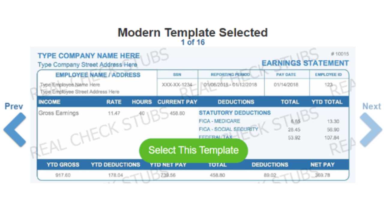 Real Paycheck Stubs | Generate Your Real Check Stub
